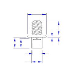 Semi-Tubular Shoulder Rivets – Industrial Rivet & Fastener Company